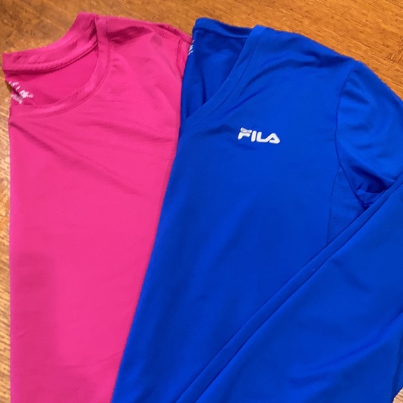 Fila | Tops | Pair Of 2 Performance Long Sleeved Tops | Poshmark